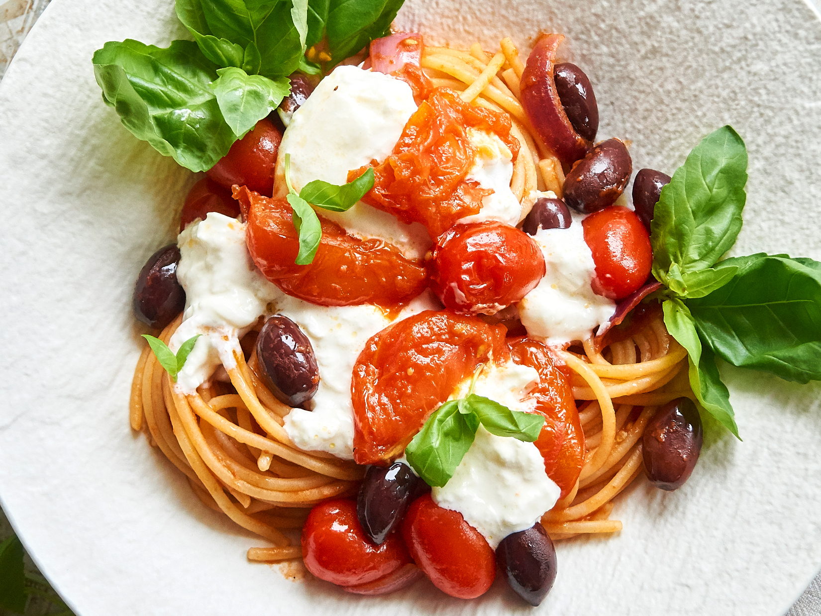 Recette de Spaghetti Burrata - Gustini - Passione italiana
