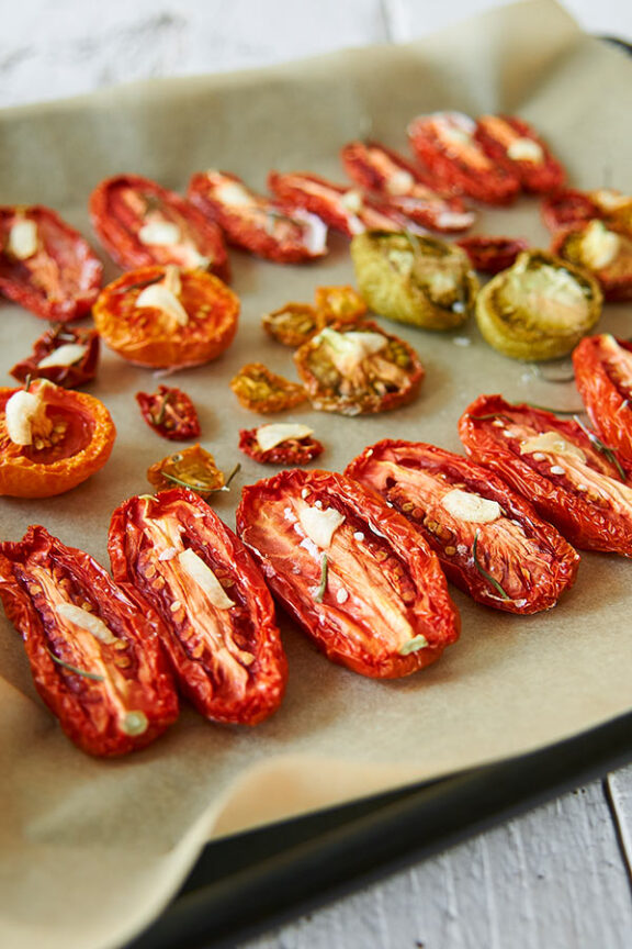 Wunderschne Tomaten Trocknen Backofen Bild
