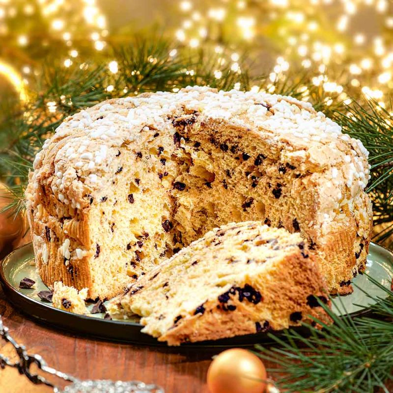 Panettone mit Schokolade - im Geschenkkarton